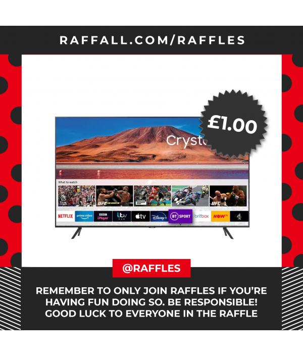 Enter Raffle to Win Lucky £1 Television Raffle! hosted by Connor