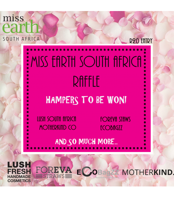 Enter Raffle to Win Miss Earth South Africa Raffle hosted by Lungo Katete