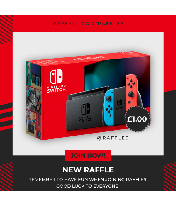 Enter Raffle to Win Nintendo Switch Console hosted by Connor