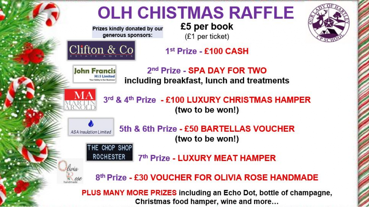 Enter Raffle to Win Amazing Christmas Prizes! hosted by Our Lady of ...