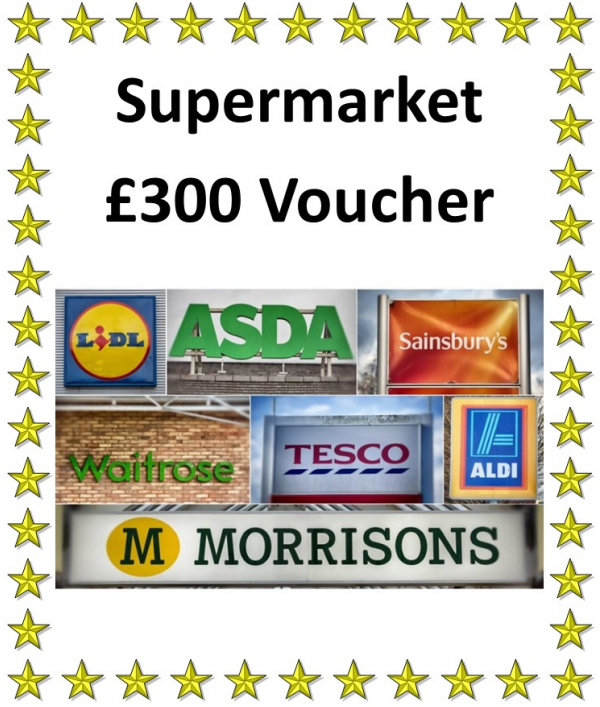 Enter Raffle to Win £300 Supermarket Spend Golden Ticket hosted by ...