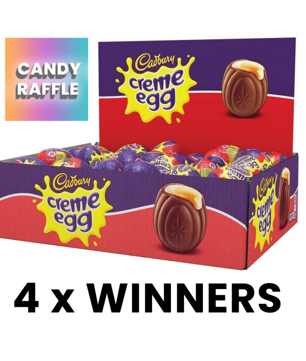 Enter Raffle to Win Cadbury Creme Egg x 48 hosted by Candy Raffle