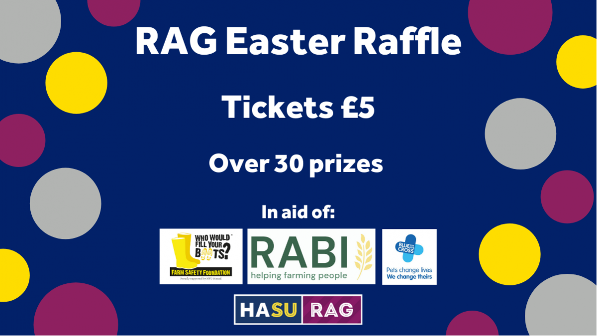 Enter Raffle to Win RAG Easter Prize Draw hosted by Thomas Oatey