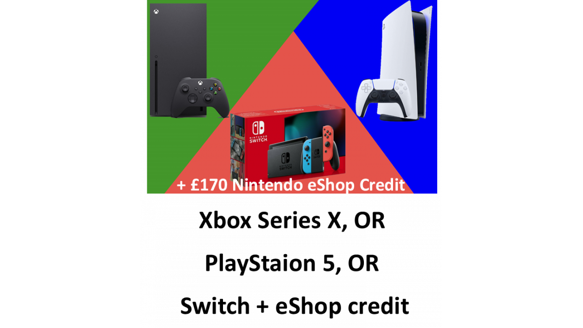 Enter Raffle to Win Xbox Series X, or PS5, Or Nintendo Switch hosted by ...