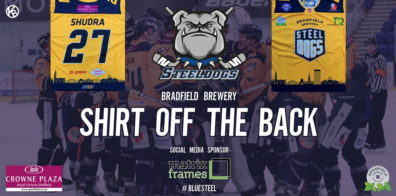 Enter Raffle to Win Cole Shudra Steeldogs jersey hosted by Sheffield Steeldogs