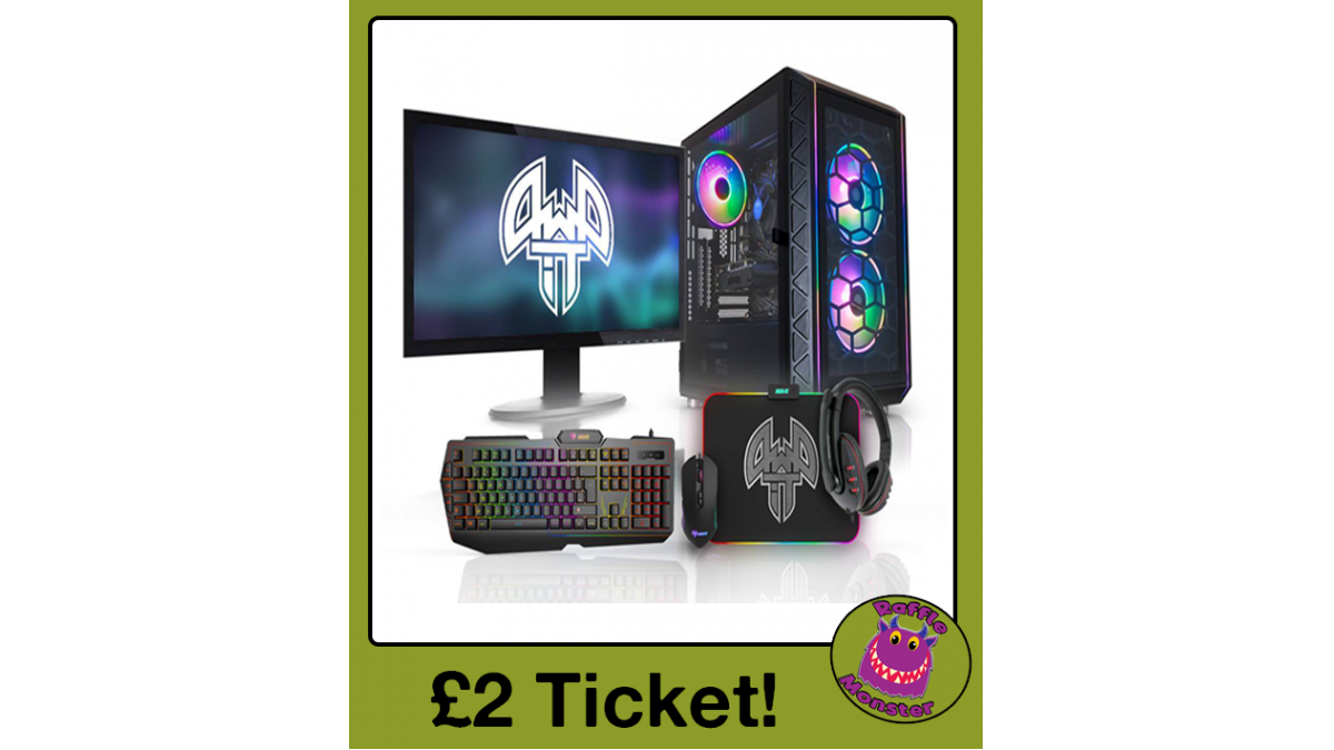Enter Raffle to Win Gaming PC Bundle! £2 a ticket! hosted by Raffle Monster