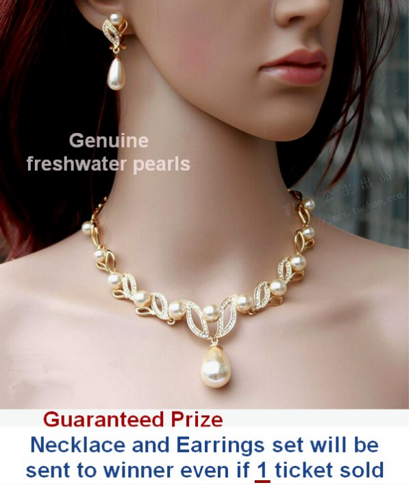 Enter Raffle to Win Freshwater Necklace Set hosted by Elegant Gifts