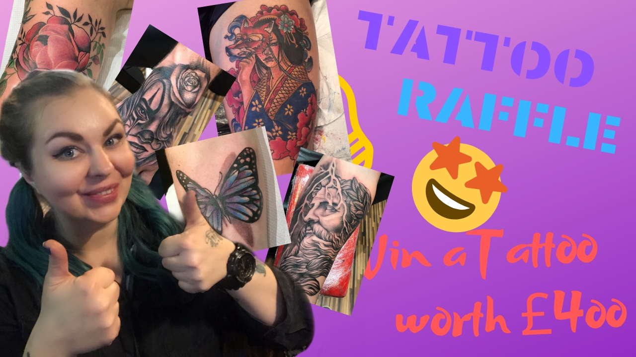 Enter Raffle to Win £400 TATTOO SESSION hosted by Auntie Eve